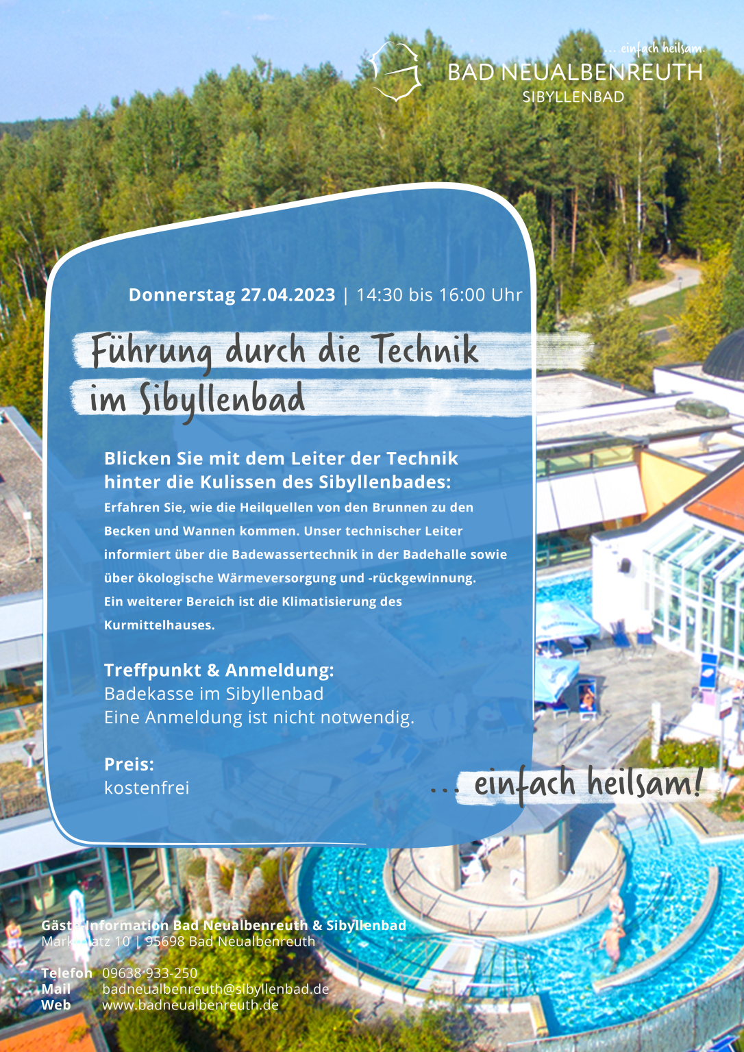 Führung durch die Technik im Sibyllenbad – Markt Bad Neualbenreuth