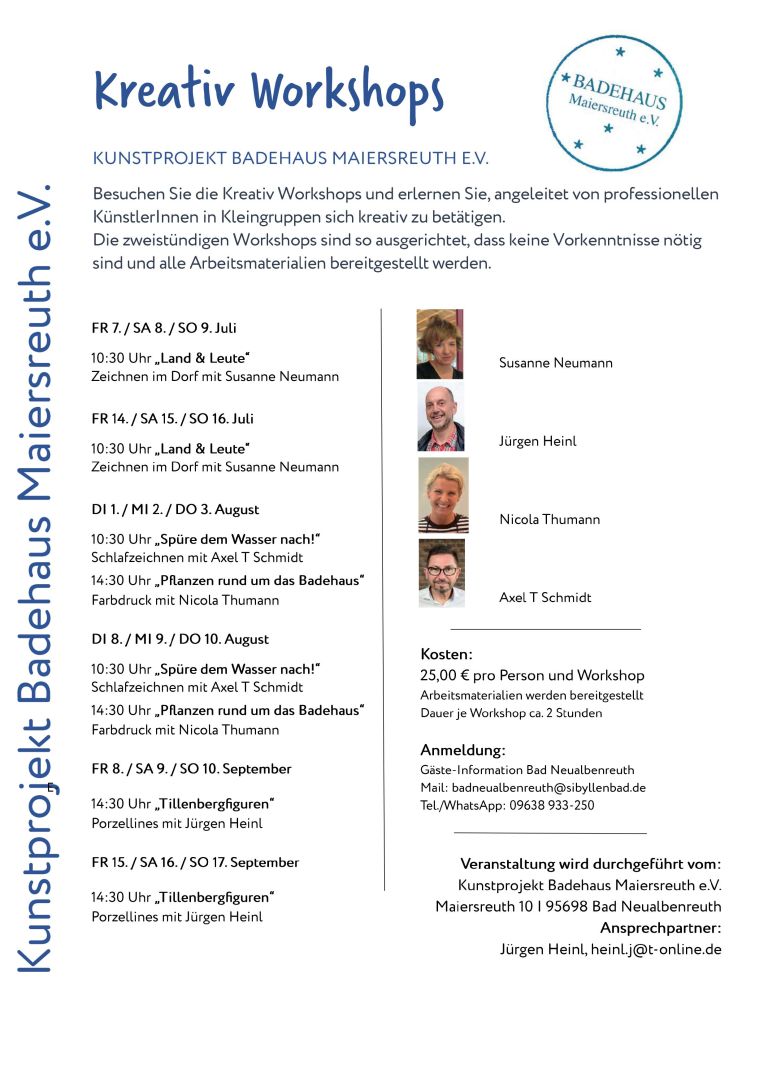 Kreativ Workshop – Markt Bad Neualbenreuth