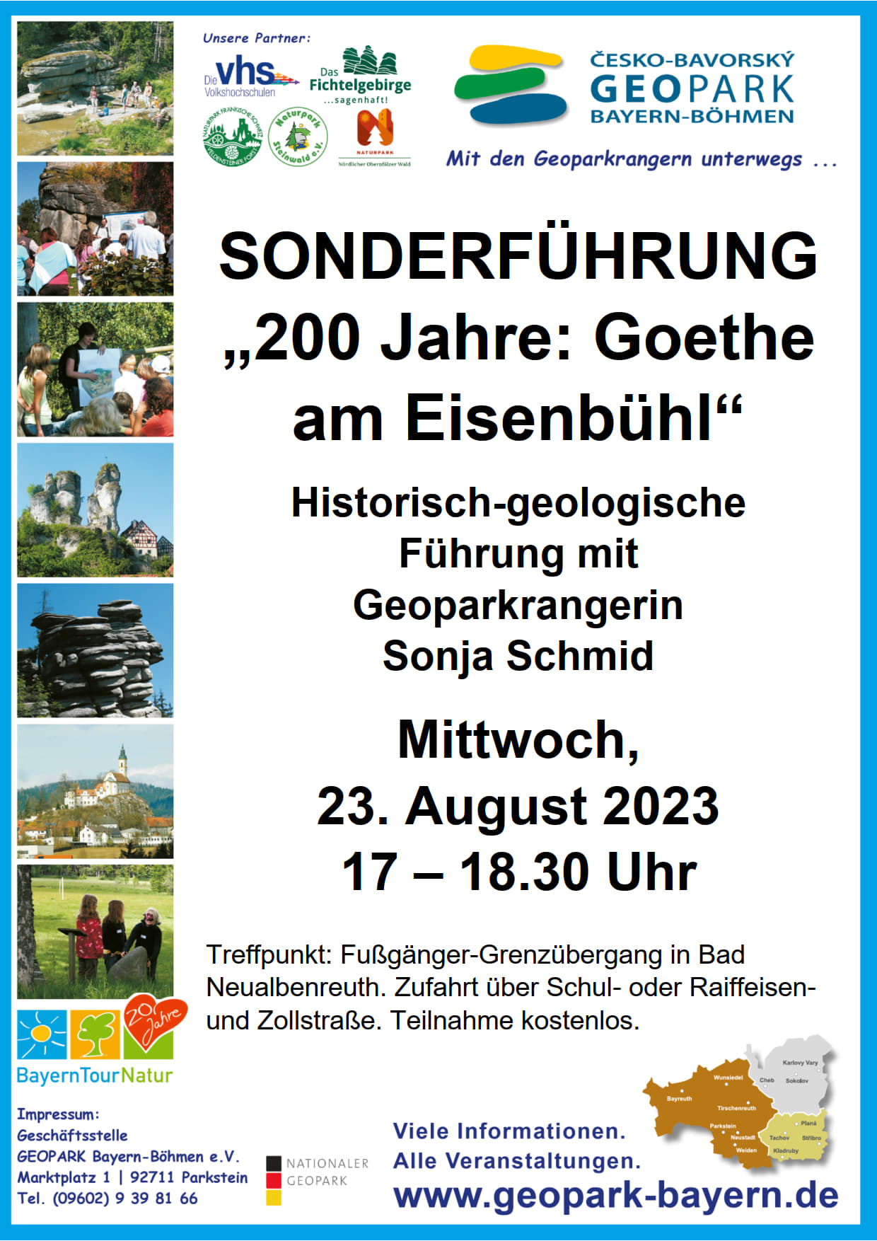 Sonderführung „200 Jahre: Goethe am Eisenbühl“ – Markt Bad Neualbenreuth